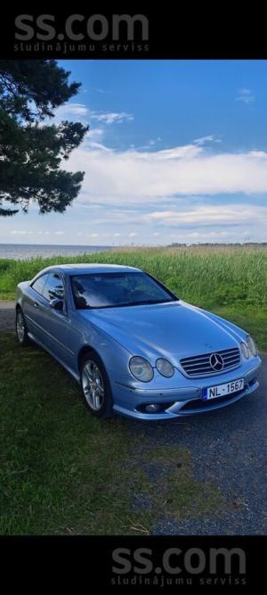 Blue Mercedes-Benz cl-500 2003 in Riga, with an engine capacity of 5.00 L and mileage of 310 thousand km for 6500 €, photo  on AUTOMOTO.COM.LV