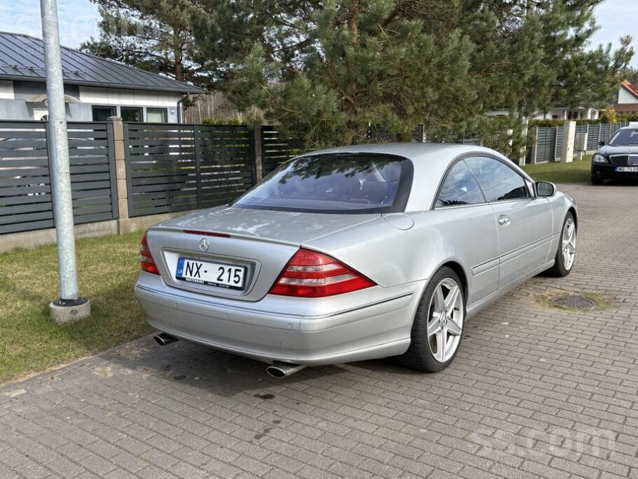 Mercedes-Benz cl-500 2001 Rīga, ar dzinēja tilpumu 5.00 L un nobraukumu 198 tūkst. km par 6500 €, foto 3 vietnē AUTOMOTO.COM.LV