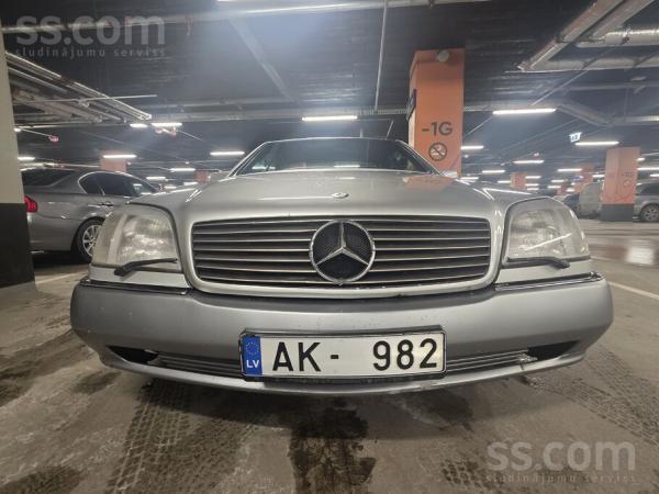 Серый Мерседес ЦЛ 500 1994 в Рига, объемом двигателя 5.00 л и пробегом 292 тыс. км за 11750 €, фото 1 на AUTOMOTO.COM.LV