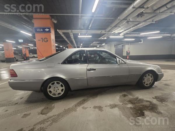 Серый Мерседес ЦЛ 500 1994 в Рига, объемом двигателя 5.00 л и пробегом 292 тыс. км за 11750 €, фото 4 на AUTOMOTO.COM.LV