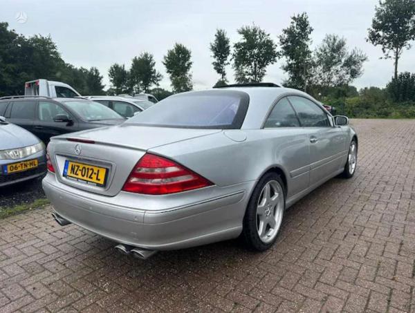 Grey Mercedes-Benz cl-500 2000 in Alytus, with an engine capacity of 5.00 L and mileage of 113 thousand km for 8500 €, photo 3 on AUTOMOTO.COM.LV