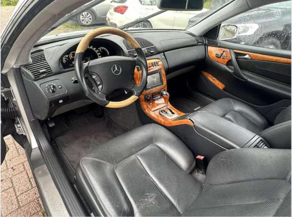 Grey Mercedes-Benz cl-500 2000 in Alytus, with an engine capacity of 5.00 L and mileage of 113 thousand km for 8500 €, photo 8 on AUTOMOTO.COM.LV