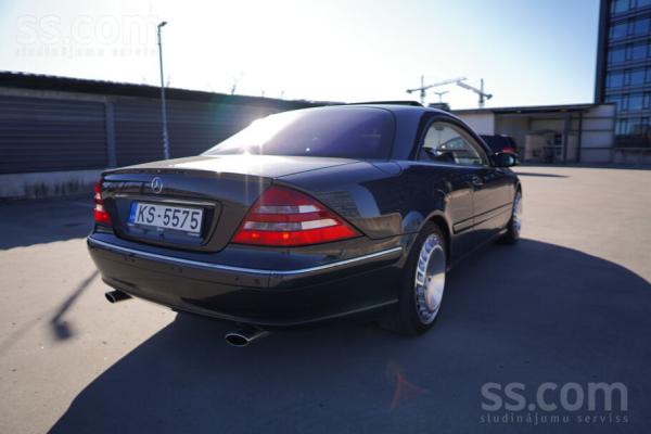 Grey Mercedes-Benz cl-500 2001 in Riga, with an engine capacity of 5.00 L and mileage of 0 thousand km for 6800 €, photo 5 on AUTOMOTO.COM.LV