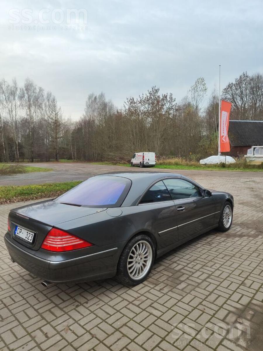 Pelēks Mercedes-Benz cl-500 2003 Rīga, ar dzinēja tilpumu 5.00 L un nobraukumu 249 tūkst. km par 2900 €, foto 3 vietnē AUTOMOTO.COM.LV