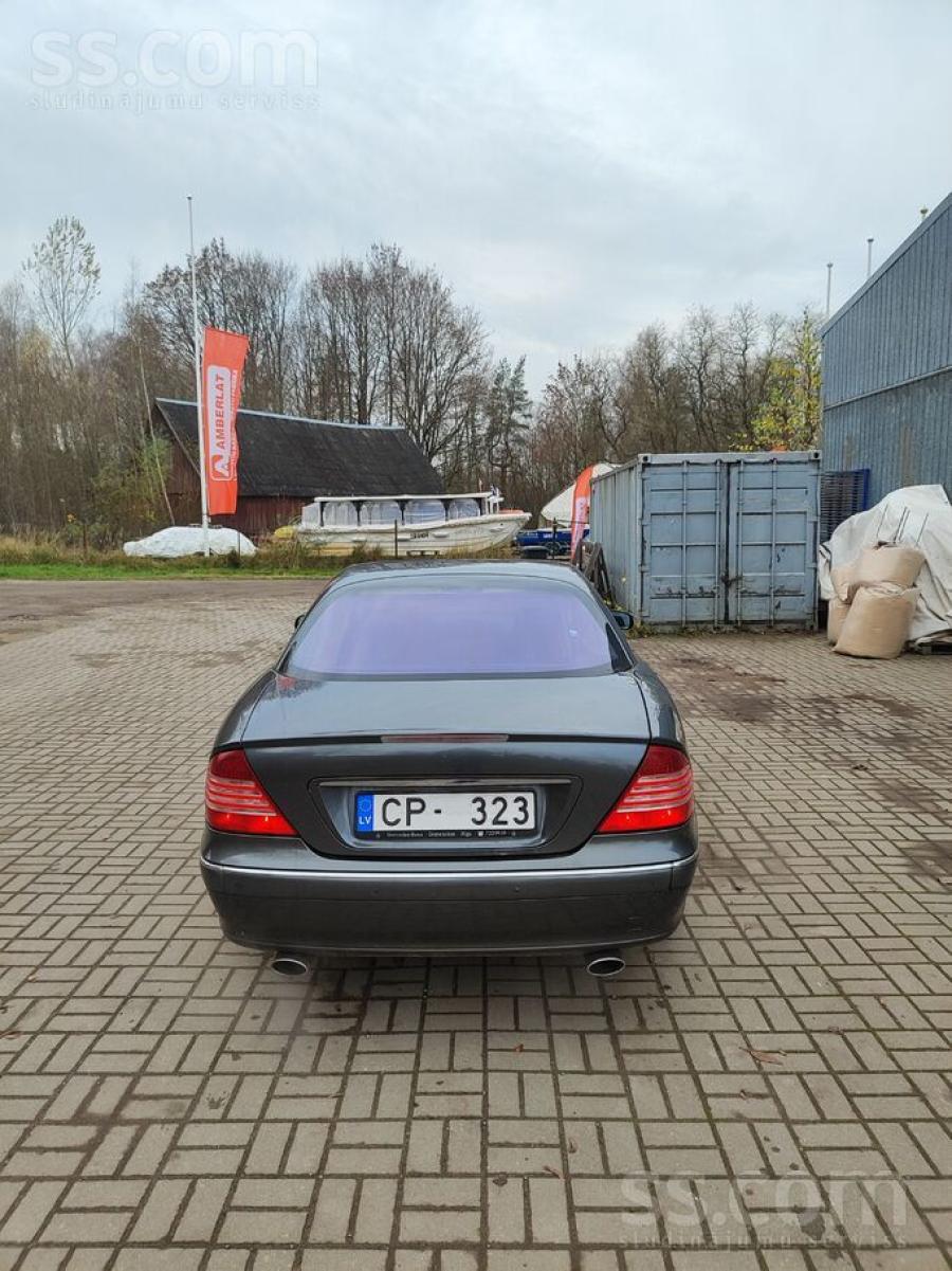 Pelēks Mercedes-Benz cl-500 2003 Rīga, ar dzinēja tilpumu 5.00 L un nobraukumu 249 tūkst. km par 2900 €, foto 4 vietnē AUTOMOTO.COM.LV