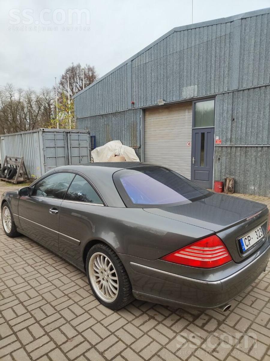 Pelēks Mercedes-Benz cl-500 2003 Rīga, ar dzinēja tilpumu 5.00 L un nobraukumu 249 tūkst. km par 2900 €, foto 5 vietnē AUTOMOTO.COM.LV