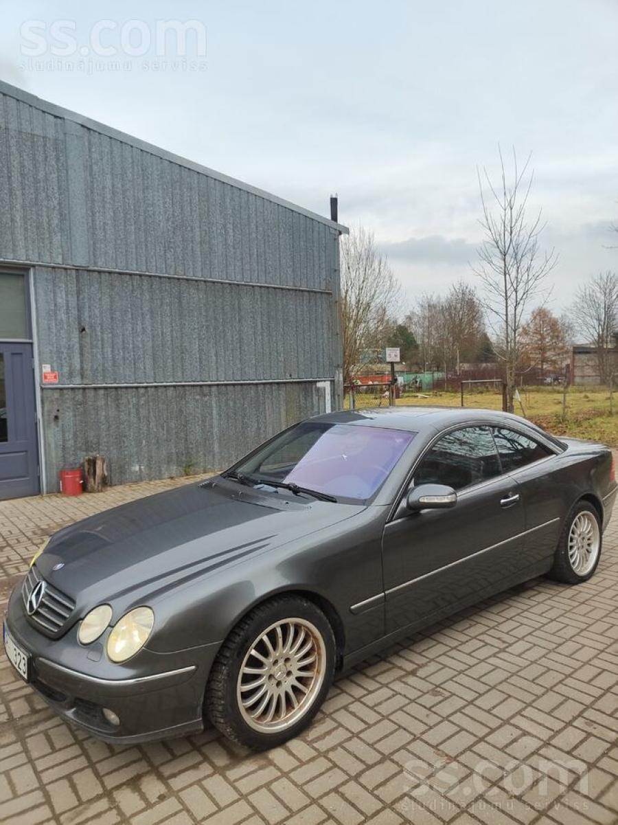 Pelēks Mercedes-Benz cl-500 2003 Rīga, ar dzinēja tilpumu 5.00 L un nobraukumu 249 tūkst. km par 2900 €, foto 6 vietnē AUTOMOTO.COM.LV