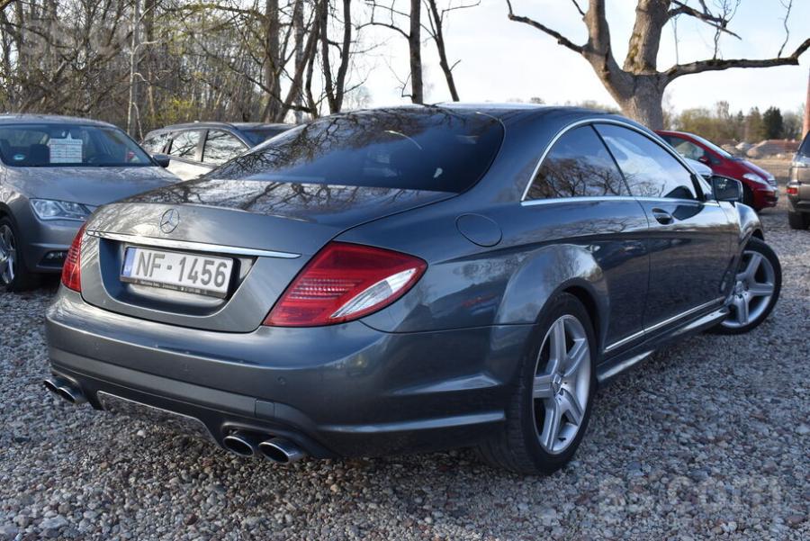 Grey Mercedes-Benz cl-500 2007 in Kuldiga, with an engine capacity of 5.50 L and mileage of 0 thousand km for 16990 €, photo 3 on AUTOMOTO.COM.LV