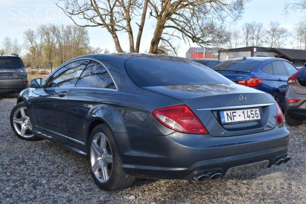 Grey Mercedes-Benz cl-500 2007 in Kuldiga, with an engine capacity of 5.50 L and mileage of 0 thousand km for 16990 €, photo 3 on AUTOMOTO.COM.LV