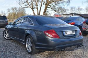 Grey Mercedes-Benz cl-500 2007 in Kuldiga, with an engine capacity of 5.50 L and mileage of 0 thousand km for 16990 €, photo 4 on AUTOMOTO.COM.LV
