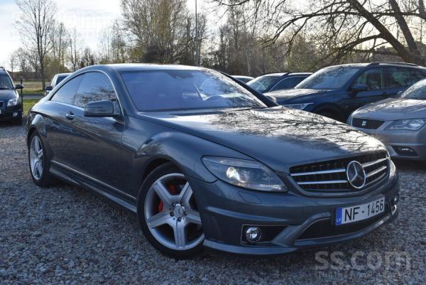 Grey Mercedes-Benz cl-500 2007 in Kuldiga, with an engine capacity of 5.50 L and mileage of 0 thousand km for 16990 €, photo 4 on AUTOMOTO.COM.LV