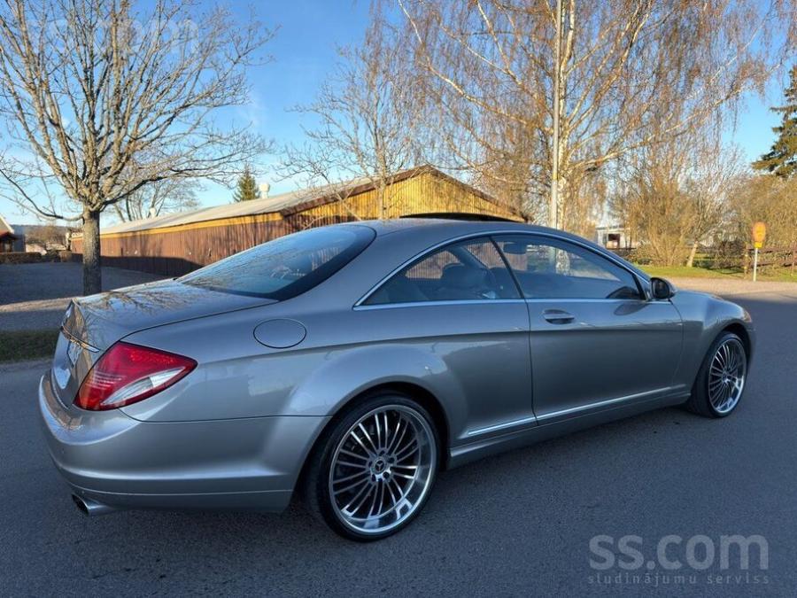 Grey Mercedes-Benz cl-500 2007 in Riga, with an engine capacity of 5.00 L and mileage of 187 thousand km for 22850 €, photo 5 on AUTOMOTO.COM.LV