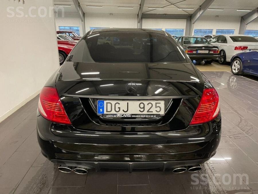 Grey Mercedes-Benz cl-500 2008 in Riga, with an engine capacity of 6.20 L and mileage of 201 thousand km for 26950 €, photo 4 on AUTOMOTO.COM.LV