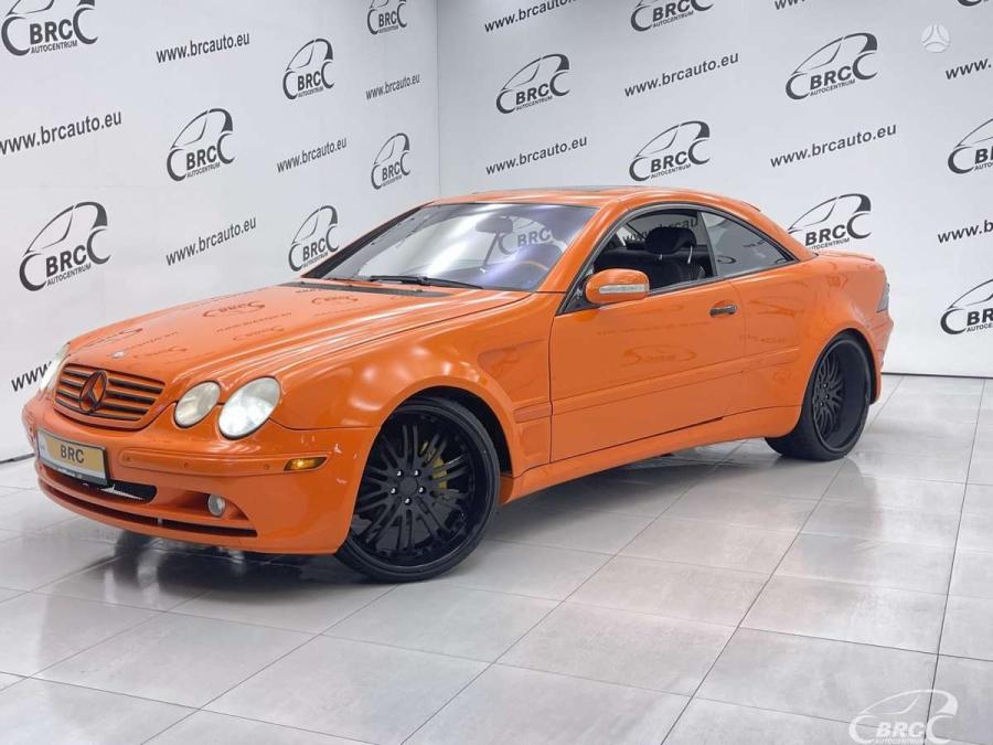 Oranžs Mercedes-Benz cl-500 2002 Viļņa, ar dzinēja tilpumu 4.97 L un nobraukumu 95 tūkst. km par 4900 €, foto 1 vietnē AUTOMOTO.COM.LV