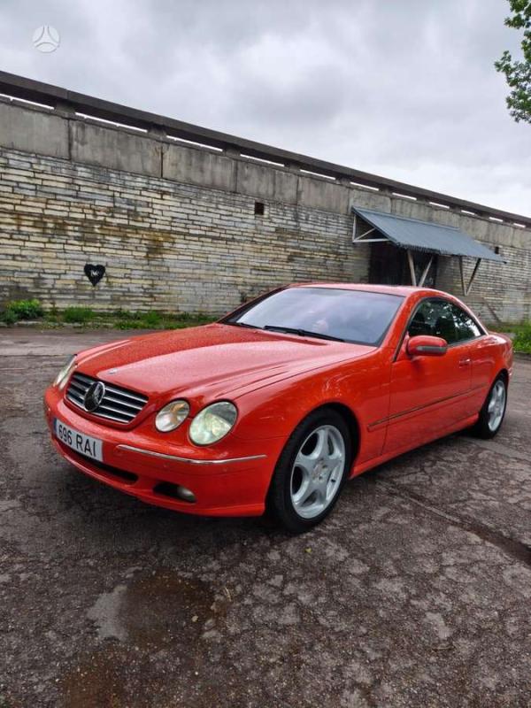 Sarkans Mercedes-Benz cl-500 2001 Tallina, ar dzinēja tilpumu 0.00 L un nobraukumu 197 tūkst. km par 14999 €, foto 8 vietnē AUTOMOTO.COM.LV