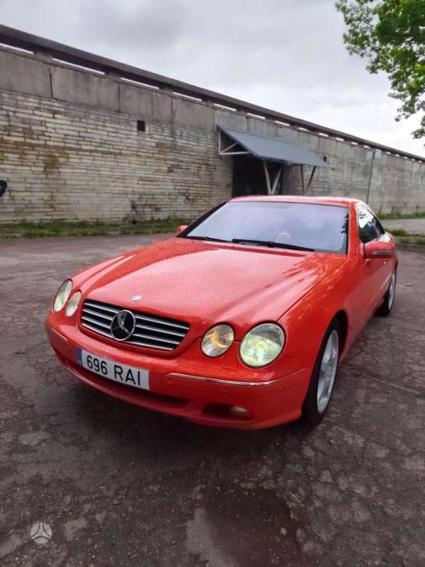 Sarkans Mercedes-Benz cl-500 2001 Tallina, ar dzinēja tilpumu 0.00 L un nobraukumu 197 tūkst. km par 14999 €, foto 9 vietnē AUTOMOTO.COM.LV