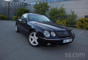 Фиолетовый Мерседес ЦЛ 500 1999 в Рига, объемом двигателя 5.00 л и пробегом 317 тыс. км за 4490 €, фото 3 на AUTOMOTO.COM.LV