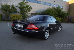 Фиолетовый Мерседес ЦЛ 500 1999 в Рига, объемом двигателя 5.00 л и пробегом 317 тыс. км за 4490 €, фото 6 на AUTOMOTO.COM.LV