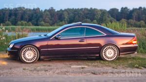 Violet Mercedes-Benz cl-500 2000 in Riga, with an engine capacity of 5.00 L and mileage of 292 thousand km for 7500 €, photo 3 on AUTOMOTO.COM.LV