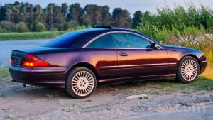 Violet Mercedes-Benz cl-500 2000 in Riga, with an engine capacity of 5.00 L and mileage of 292 thousand km for 7500 €, photo 5 on AUTOMOTO.COM.LV