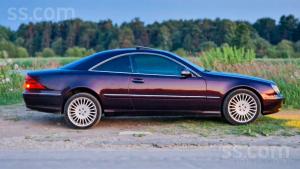 Violet Mercedes-Benz cl-500 2000 in Riga, with an engine capacity of 5.00 L and mileage of 292 thousand km for 7500 €, photo 6 on AUTOMOTO.COM.LV