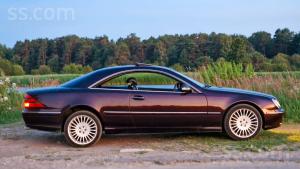 Violet Mercedes-Benz cl-500 2000 in Riga, with an engine capacity of 5.00 L and mileage of 292 thousand km for 7500 €, photo 9 on AUTOMOTO.COM.LV