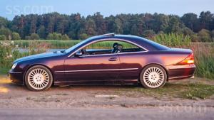 Violet Mercedes-Benz cl-500 2000 in Riga, with an engine capacity of 5.00 L and mileage of 292 thousand km for 7500 €, photo 12 on AUTOMOTO.COM.LV