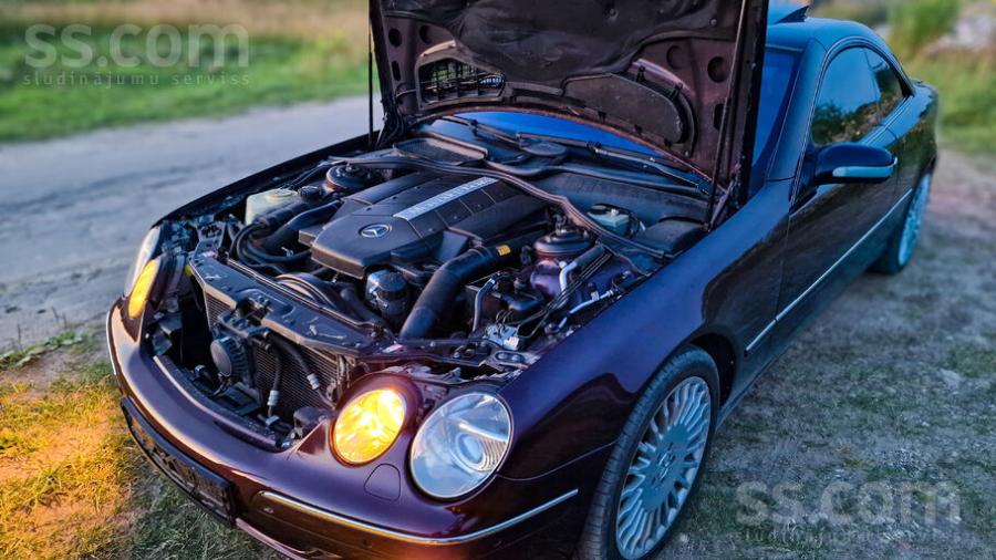 Violet Mercedes-Benz cl-500 2000 in Riga, with an engine capacity of 5.00 L and mileage of 292 thousand km for 7500 €, photo 22 on AUTOMOTO.COM.LV