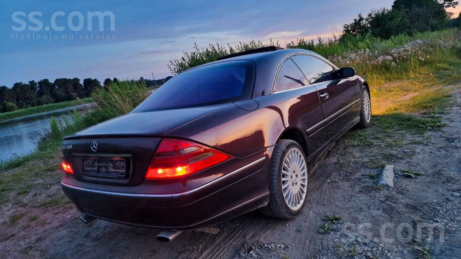Violet Mercedes-Benz cl-500 2000 in Riga, with an engine capacity of 5.00 L and mileage of 292 thousand km for 7500 €, photo 26 on AUTOMOTO.COM.LV