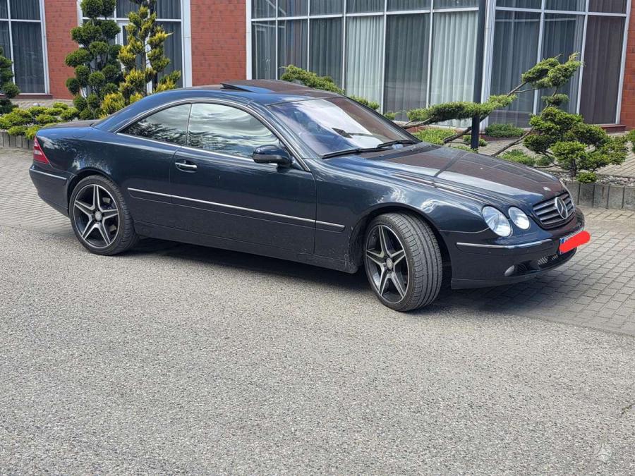 Violet Mercedes-Benz cl-500 2002 in Marijampole, with an engine capacity of 5.00 L and mileage of 251 thousand km for 9999 €, photo 1 on AUTOMOTO.COM.LV