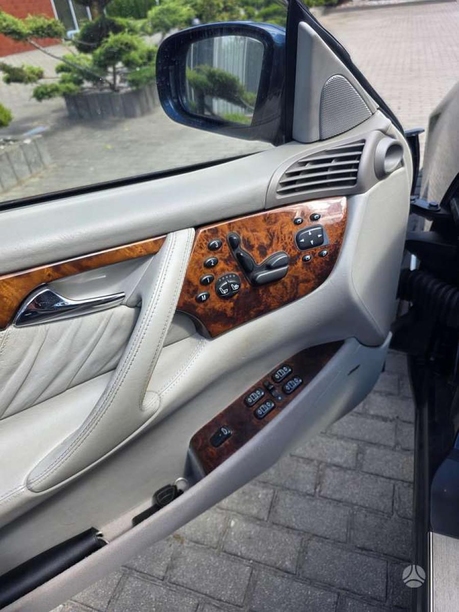 Violet Mercedes-Benz cl-500 2002 in Marijampole, with an engine capacity of 5.00 L and mileage of 251 thousand km for 9999 €, photo 7 on AUTOMOTO.COM.LV