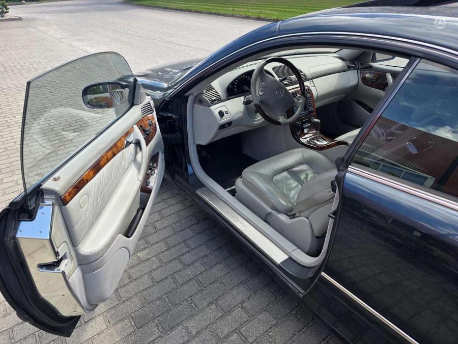 Violet Mercedes-Benz cl-500 2002 in Marijampole, with an engine capacity of 5.00 L and mileage of 251 thousand km for 9999 €, photo 9 on AUTOMOTO.COM.LV
