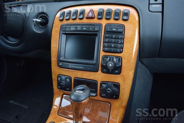 Black Mercedes-Benz cl-55-amg 2002 in Riga, with an engine capacity of 5.50 L and mileage of 102 thousand km for 13500 €, photo 5 on AUTOMOTO.COM.LV
