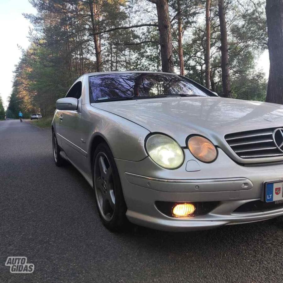 Grey Mercedes-Benz cl-55-amg 2001 in Kaunas, with an engine capacity of 5.50 L and mileage of 270 thousand km for 6800 €, photo 3 on AUTOMOTO.COM.LV