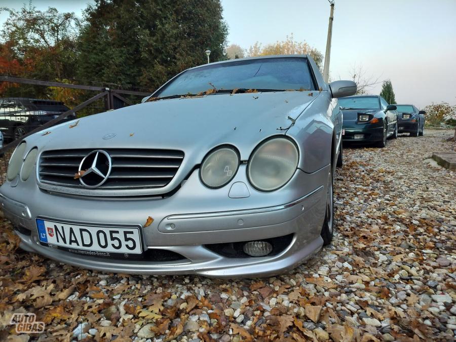 Grey Mercedes-Benz cl-55-amg 2001 in Kaunas, with an engine capacity of 5.50 L and mileage of 270 thousand km for 6800 €, photo 16 on AUTOMOTO.COM.LV