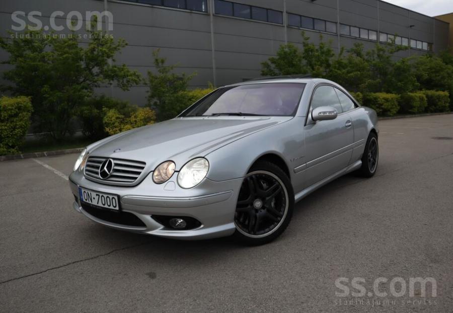 Pelēks Mercedes-Benz cl-55-amg 2003 Rīga, ar dzinēja tilpumu 5.50 L un nobraukumu 152 tūkst. km par 21990 €, foto 1 vietnē AUTOMOTO.COM.LV