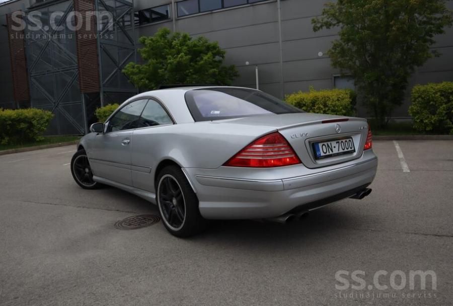 Pelēks Mercedes-Benz cl-55-amg 2003 Rīga, ar dzinēja tilpumu 5.50 L un nobraukumu 152 tūkst. km par 21990 €, foto 7 vietnē AUTOMOTO.COM.LV