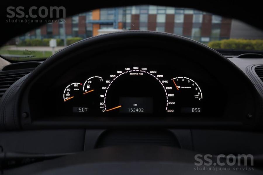 Pelēks Mercedes-Benz cl-55-amg 2003 Rīga, ar dzinēja tilpumu 5.50 L un nobraukumu 152 tūkst. km par 21990 €, foto 16 vietnē AUTOMOTO.COM.LV