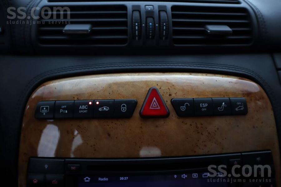 Pelēks Mercedes-Benz cl-55-amg 2003 Rīga, ar dzinēja tilpumu 5.50 L un nobraukumu 152 tūkst. km par 21990 €, foto 19 vietnē AUTOMOTO.COM.LV
