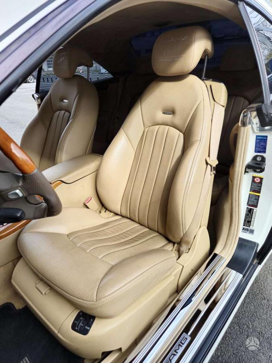 Balts Mercedes-Benz cl-55-amg 2004 Rīga, ar dzinēja tilpumu 5.40 L un nobraukumu 84 tūkst. km par 18499 €, foto 12 vietnē AUTOMOTO.COM.LV