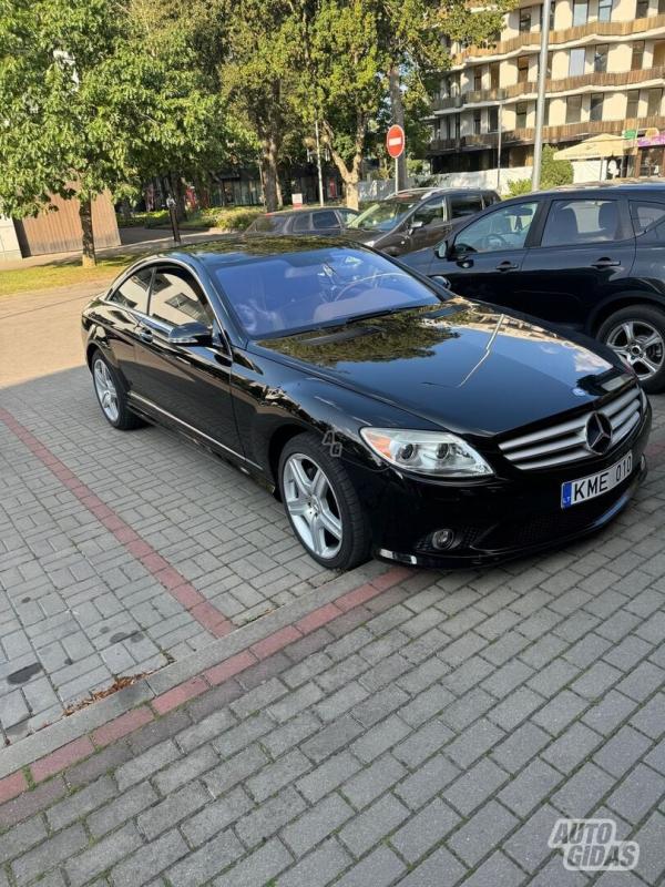 Melns Mercedes-Benz CL 550 2007 Druskininkai, ar dzinēja tilpumu 5.50 L un nobraukumu 235 tūkst. km par 11550 €, foto 1 vietnē AUTOMOTO.COM.LV