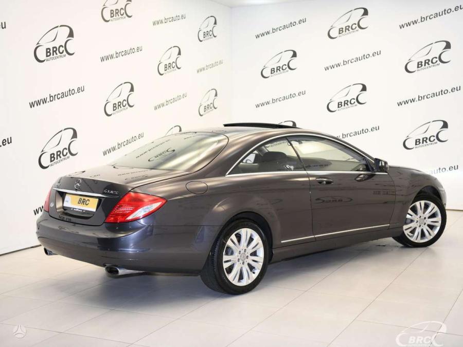 Pelēks Mercedes-Benz CL 550 2010 Viļņa, ar dzinēja tilpumu 5.46 L un nobraukumu 103 tūkst. km par 12900 €, foto 3 vietnē AUTOMOTO.COM.LV