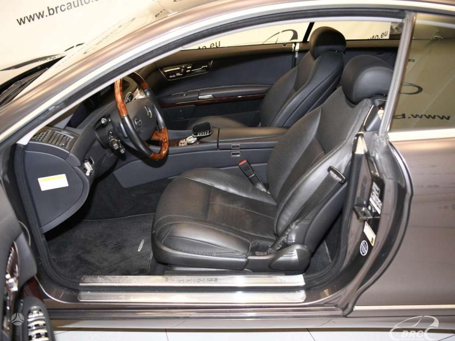 Pelēks Mercedes-Benz CL 550 2010 Viļņa, ar dzinēja tilpumu 5.46 L un nobraukumu 103 tūkst. km par 12900 €, foto 21 vietnē AUTOMOTO.COM.LV