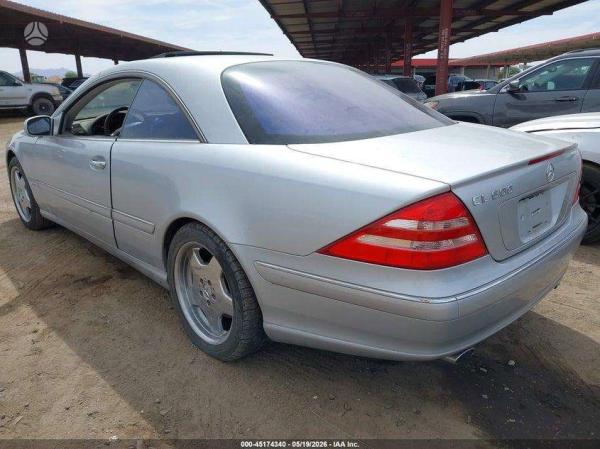 Pelēks Mercedes-Benz cl-600 2002 Panevēža, ar dzinēja tilpumu 5.79 L un nobraukumu 170 tūkst. km par 5600 €, foto 8 vietnē AUTOMOTO.COM.LV