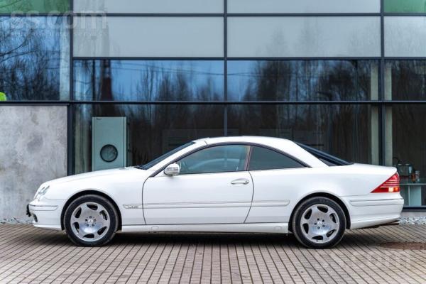 White Mercedes-Benz cl-600 2005 in Riga, with an engine capacity of 6.00 L and mileage of 54 thousand km for 23900 €, photo 2 on AUTOMOTO.COM.LV