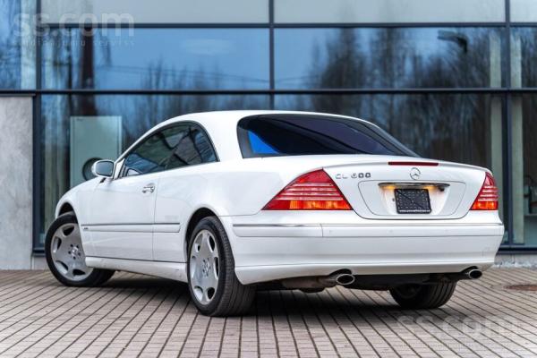 White Mercedes-Benz cl-600 2005 in Riga, with an engine capacity of 6.00 L and mileage of 54 thousand km for 23900 €, photo 3 on AUTOMOTO.COM.LV