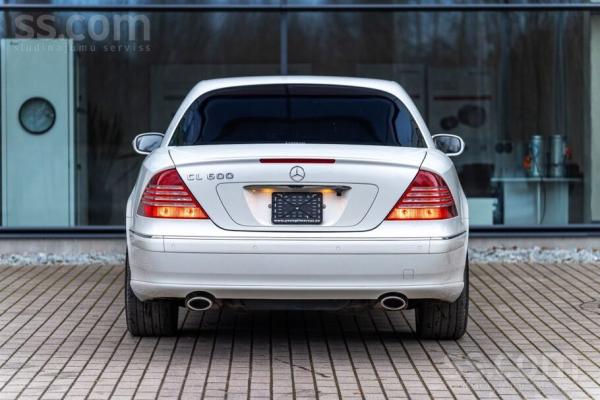 White Mercedes-Benz cl-600 2005 in Riga, with an engine capacity of 6.00 L and mileage of 54 thousand km for 23900 €, photo 4 on AUTOMOTO.COM.LV