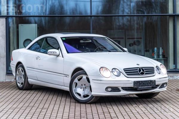 White Mercedes-Benz cl-600 2005 in Riga, with an engine capacity of 6.00 L and mileage of 54 thousand km for 23900 €, photo 7 on AUTOMOTO.COM.LV