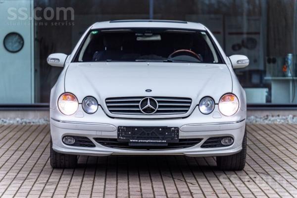 White Mercedes-Benz cl-600 2005 in Riga, with an engine capacity of 6.00 L and mileage of 54 thousand km for 23900 €, photo 8 on AUTOMOTO.COM.LV