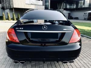 Black Mercedes-Benz cl-63-amg 2009 in Jurmala, with an engine capacity of 6.20 L and mileage of 125 thousand km for 34900 €, photo 4 on AUTOMOTO.COM.LV